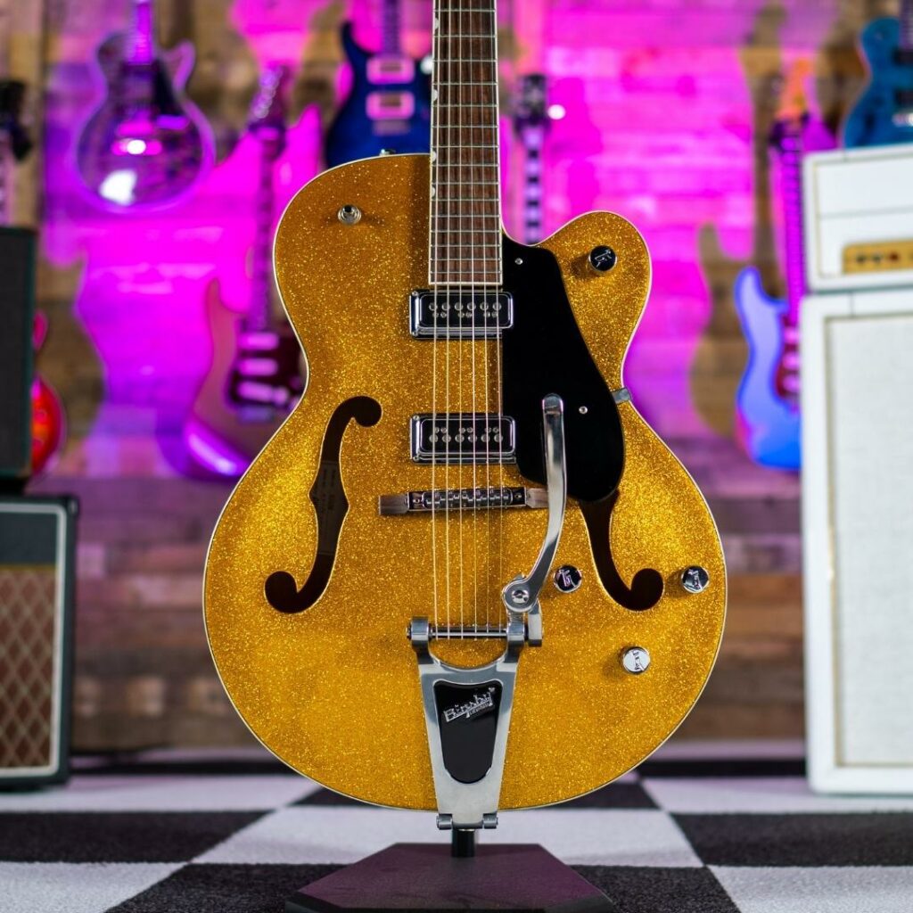 Gretsch Limited Edition G5128 Electromatic in Gold Sparkle - The Guitar ...