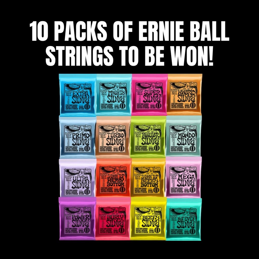 Free Giveaway - 10 Chances To Win A Pack Of Ernie Ball Strings - The ...