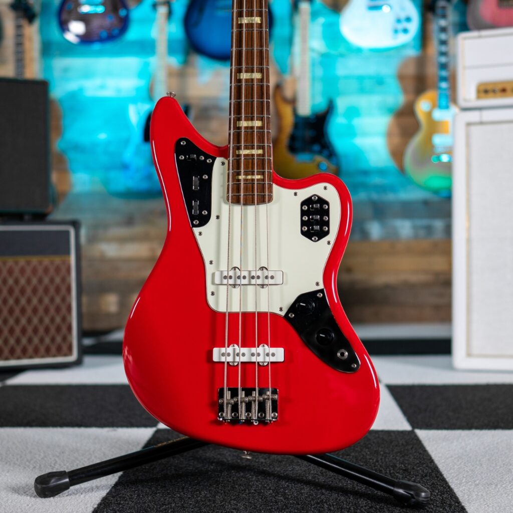 Fender Japan JAB J-Craft Jaguar Bass in Hot Rod Red - The Guitar ...