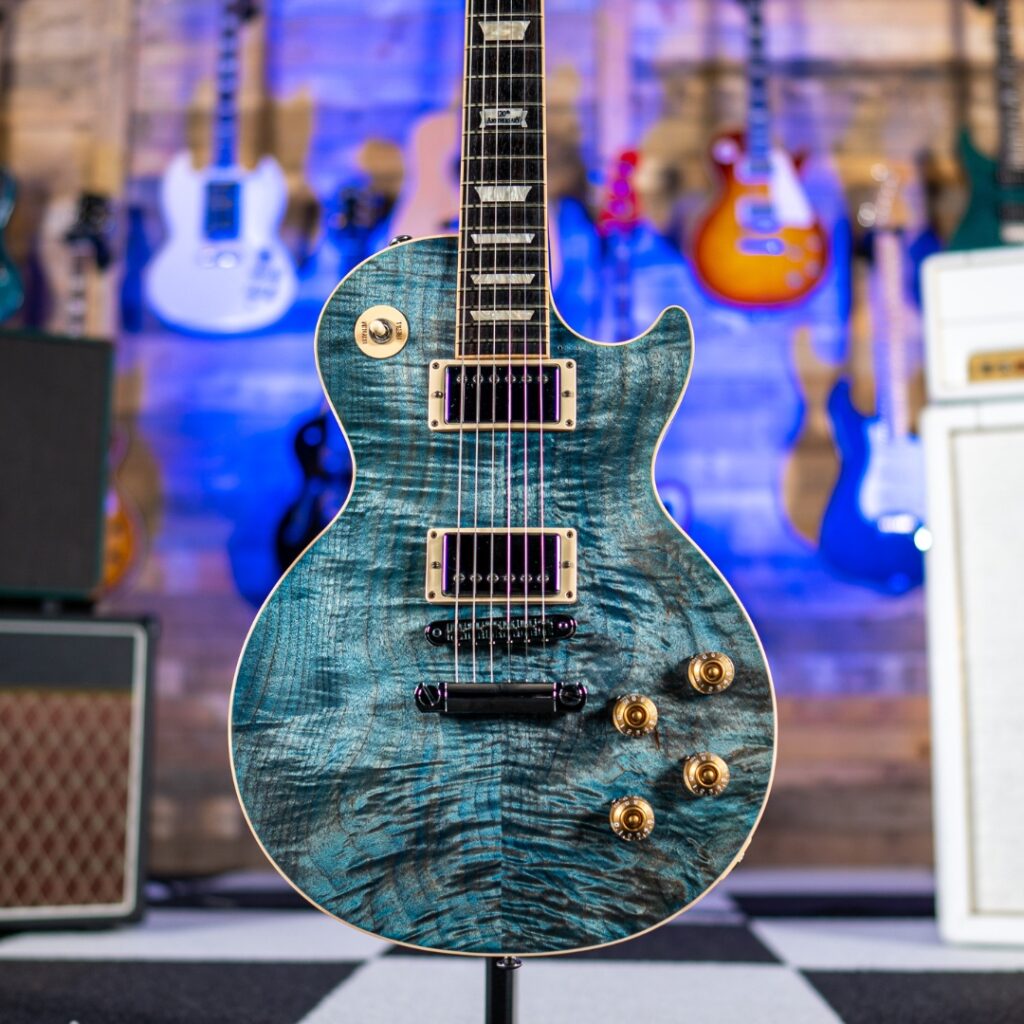 Gibson 120th Anniversary Les Paul Traditional in Ocean Blue - The ...