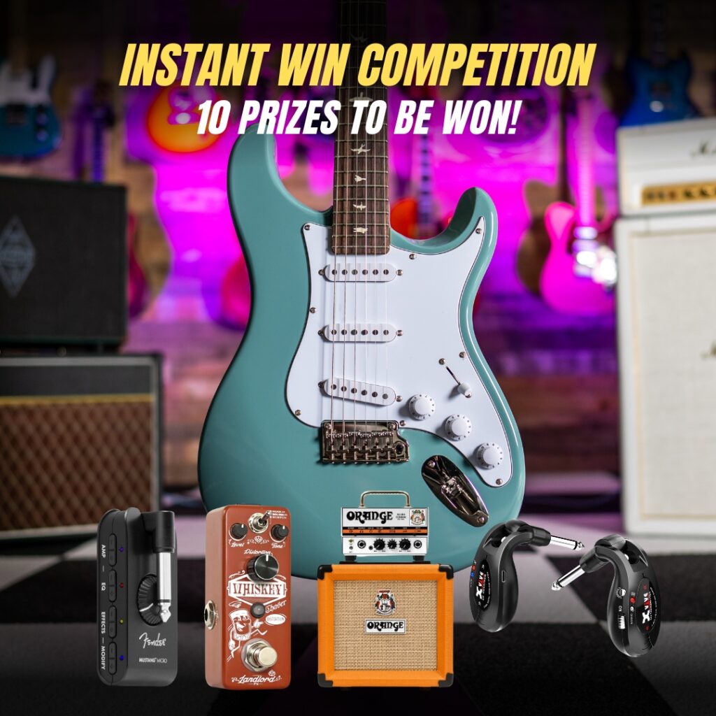 Instant Win Competition - PRS John Mayer SE Silver Sky in Stone Blue ...