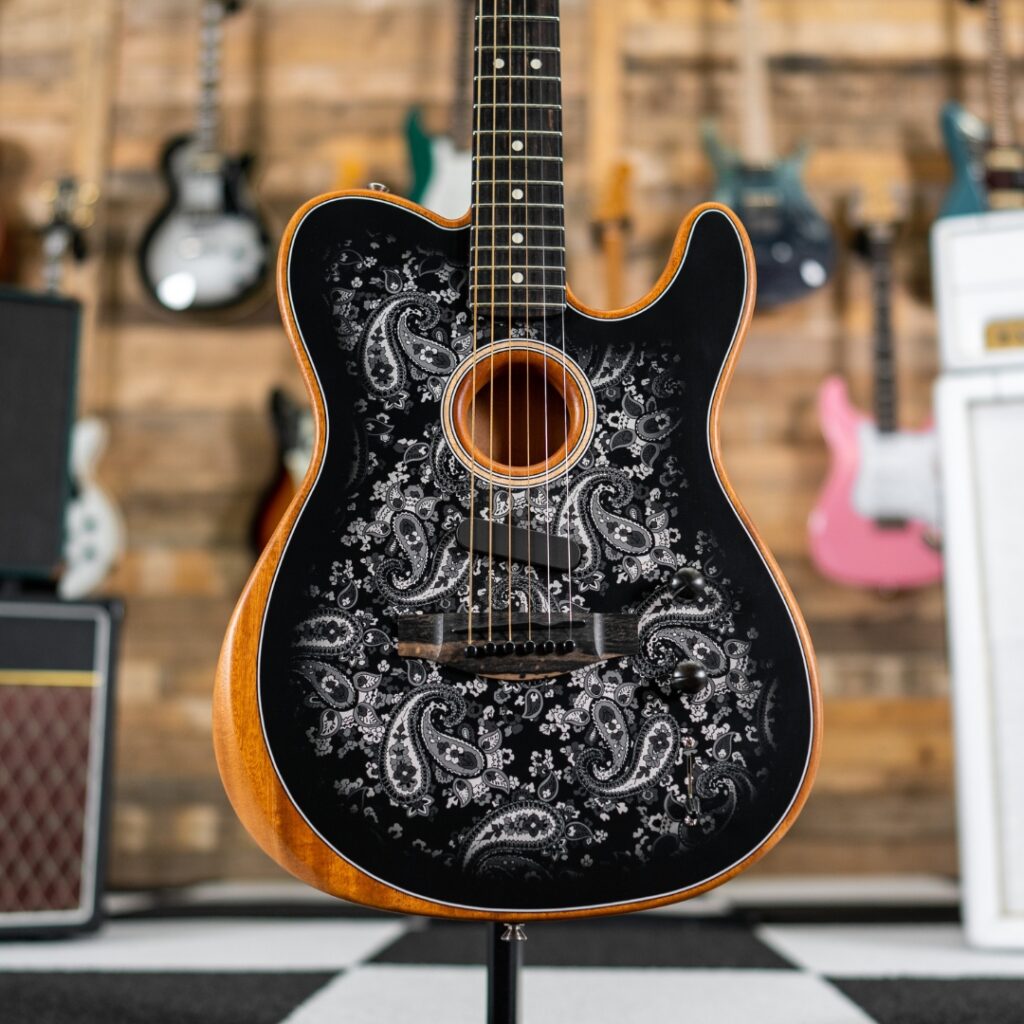 Fender Limited Edition American Acoustasonic Telecaster in Black ...
