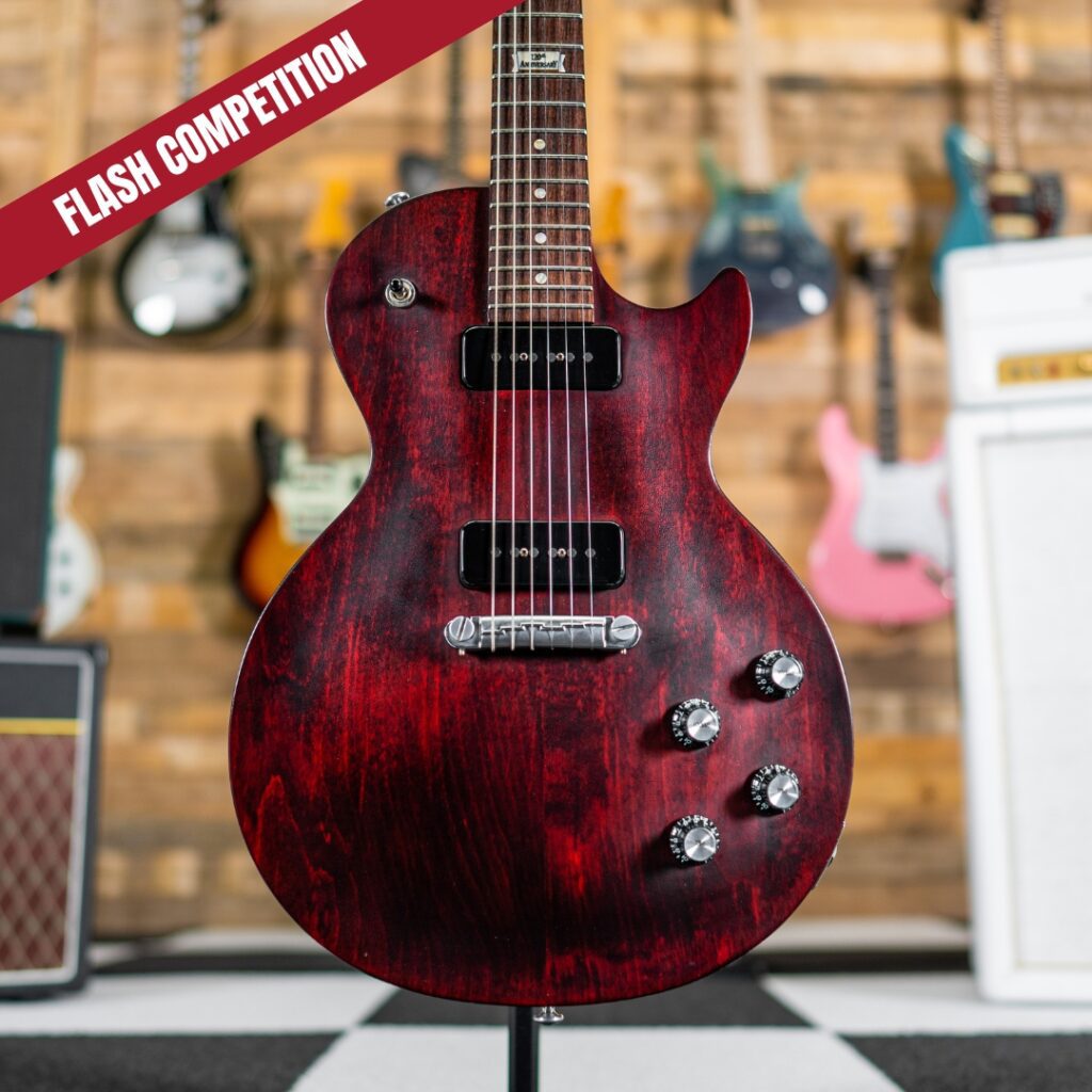 Gibson 120th Anniversary Les Paul Melody Maker in Satin Wine Red - The ...