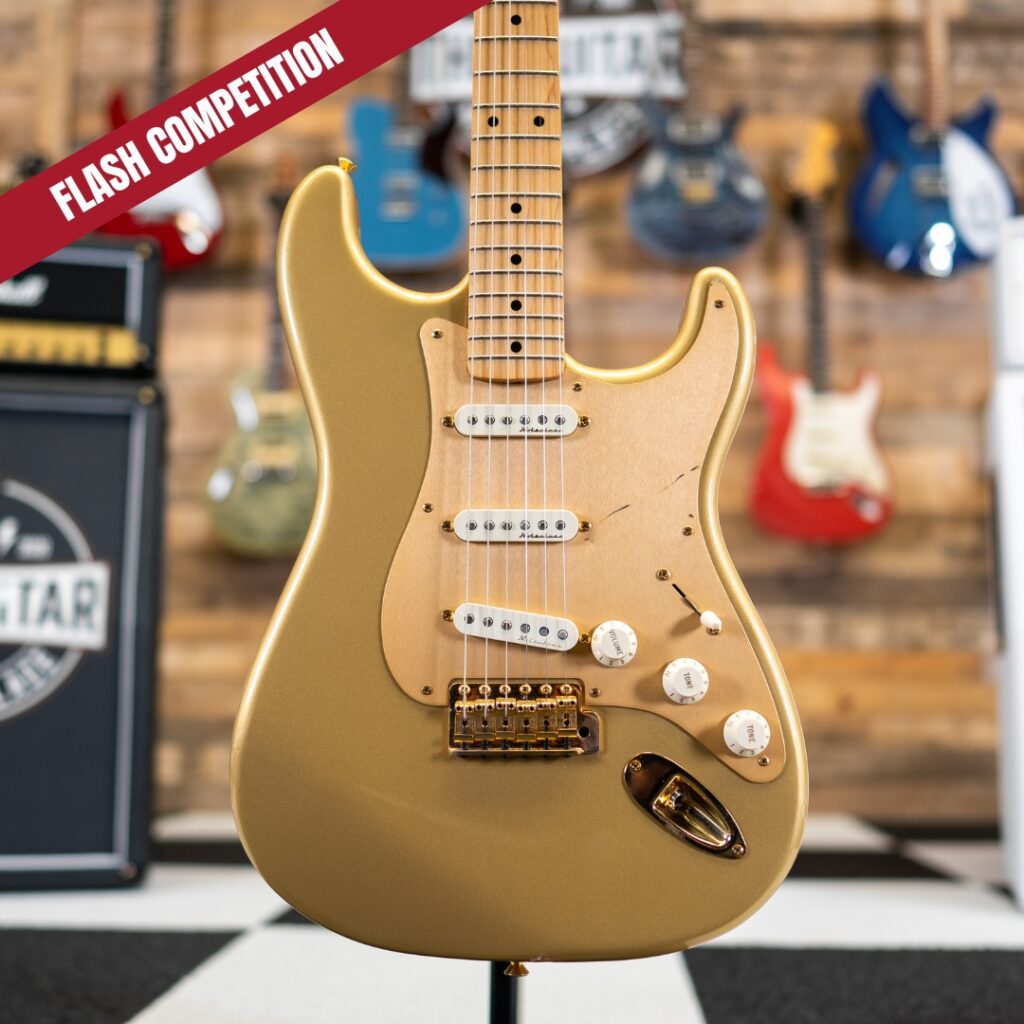 Fender 50th Anniversary Stratocaster in Aztec Gold - The Guitar Marketplace