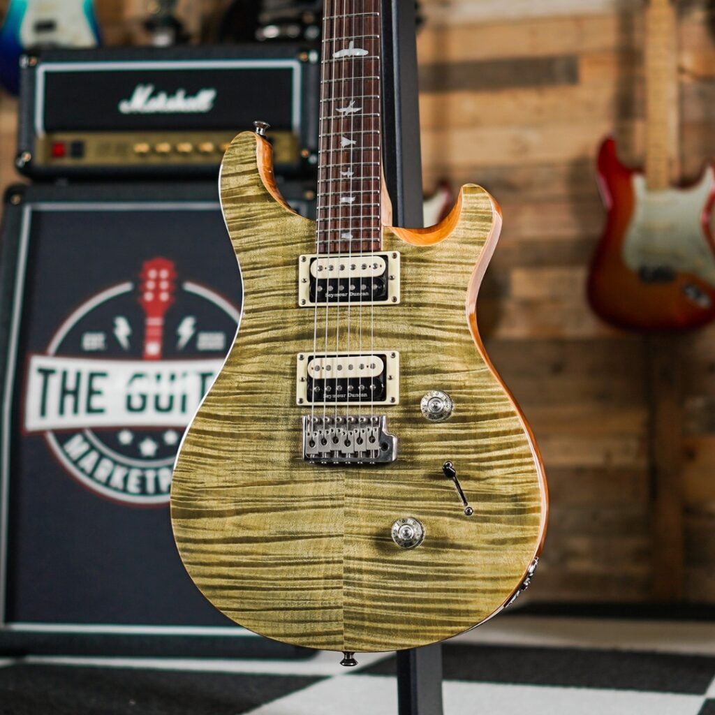 PRS SE Custom 24 in Trampas Green with Seymour Duncan Pickups - The ...