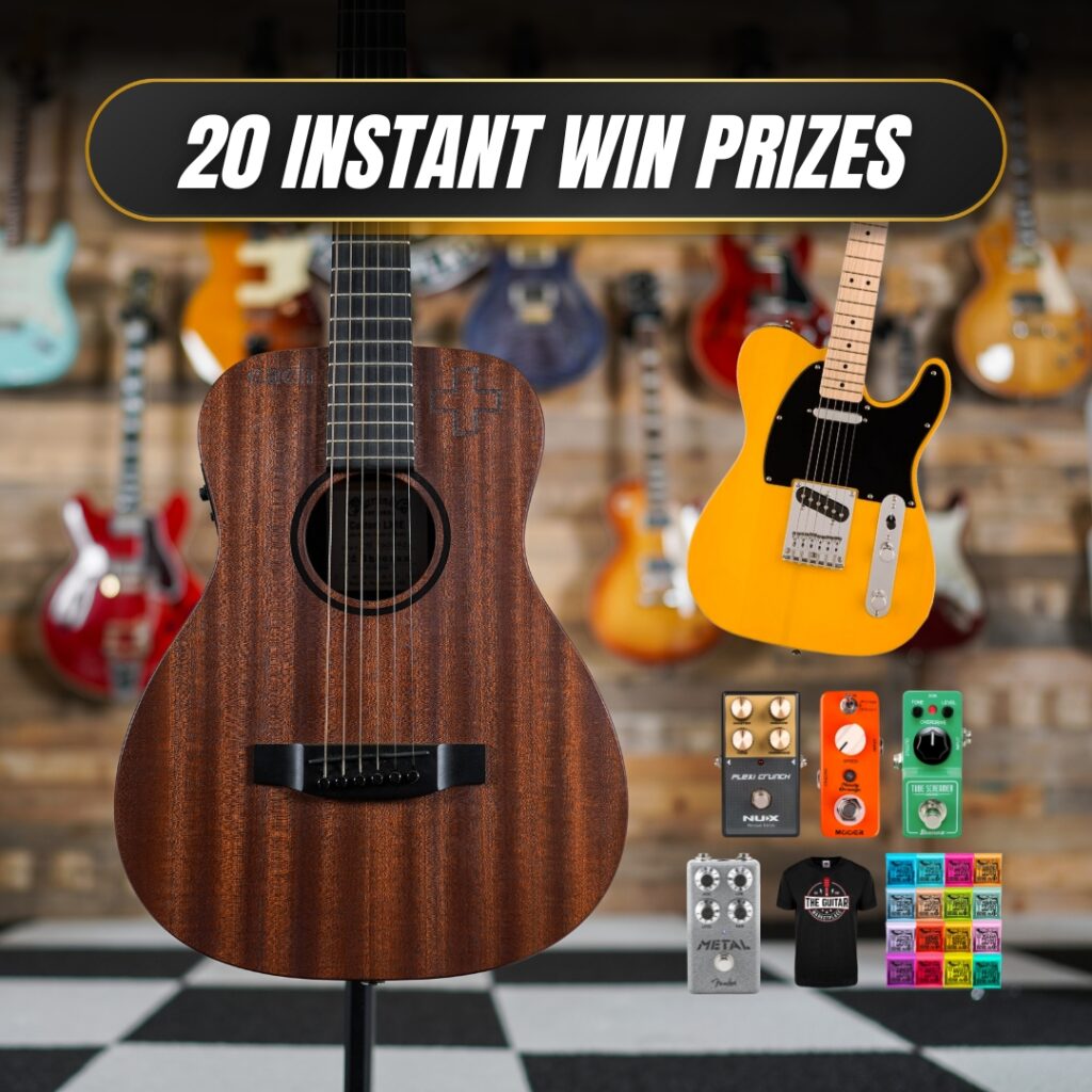 20 Instant Win Prizes - Martin LX1E Ed Sheeran Signature Plus, Squier ...
