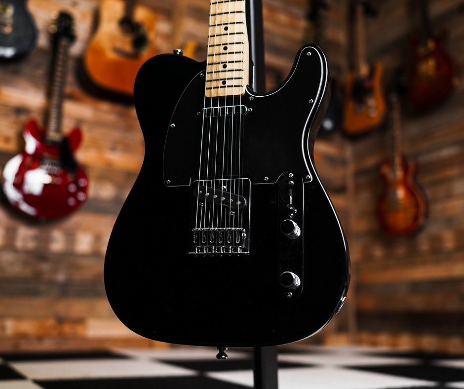 Fender Standard Telecaster in Black with Upgraded Noiseless Pickups ...