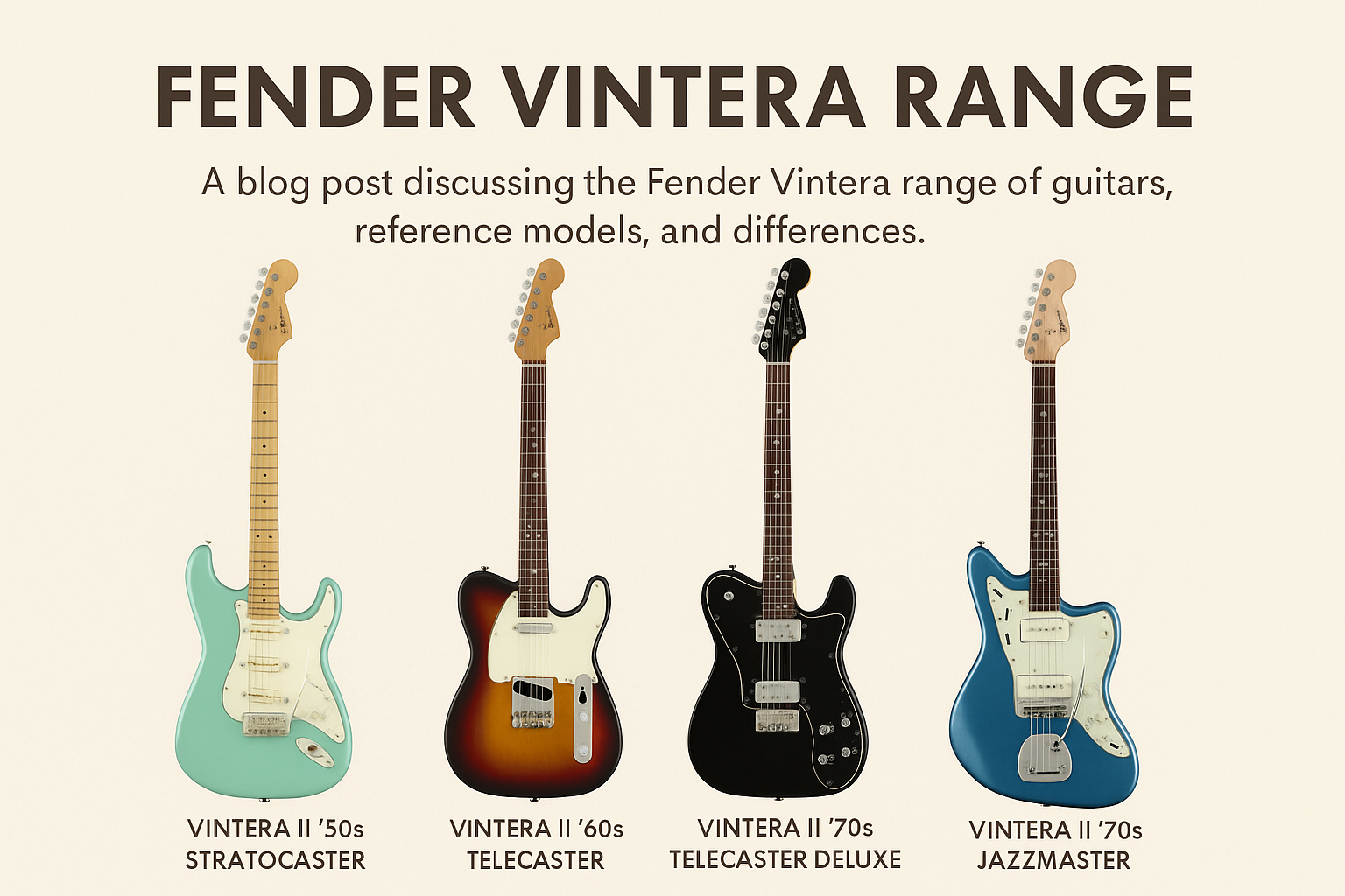 Fender Vintera Series: A Deep Dive into Vintage-Inspired Guitars - The ...