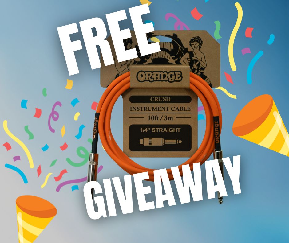 Win A Orange Crush 10ft Instrument Cable! App-Exclusive Giveaway #451 ...