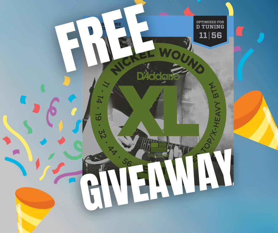 Win D'addario XL 11-56 Medium Top/Extra Heavy Bottom! App-Exclusive ...