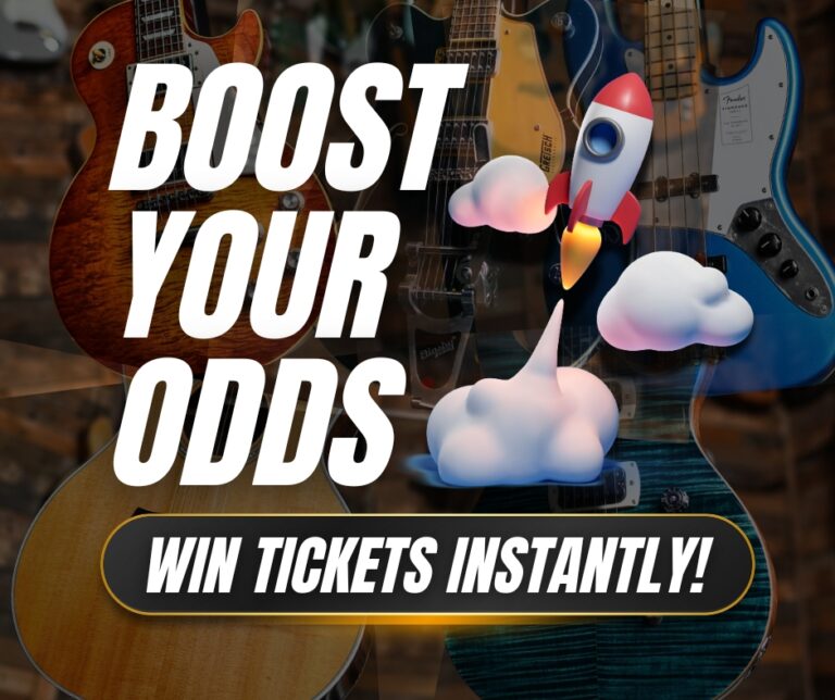 Boost Your Odds - Win Tickets Instantly! - The Guitar Marketplace