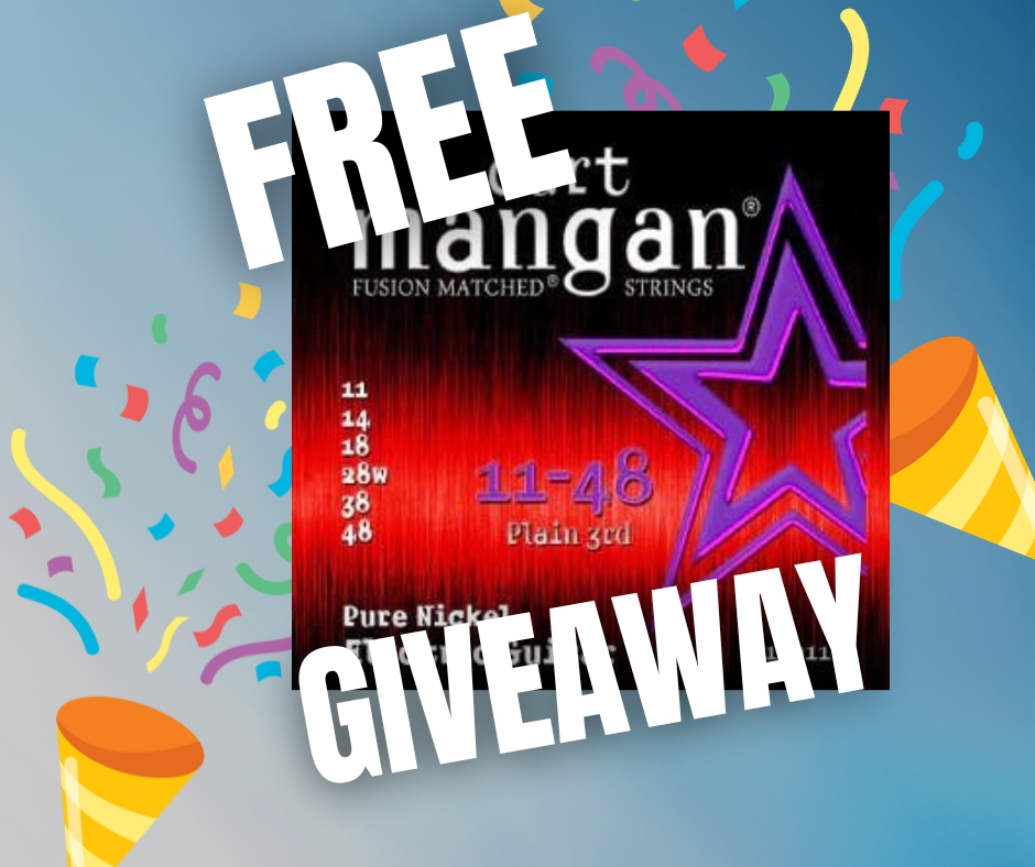 Win Curt Mangan Strings 11-48 Pure Nickel Wound Set Electric Guitar ...