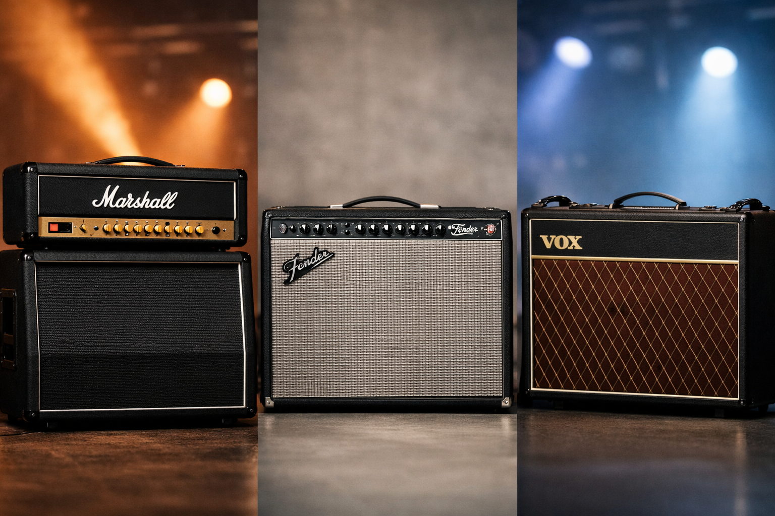 Marshall vs Fender vs Vox: Understanding the Classic Amp Tones - The ...