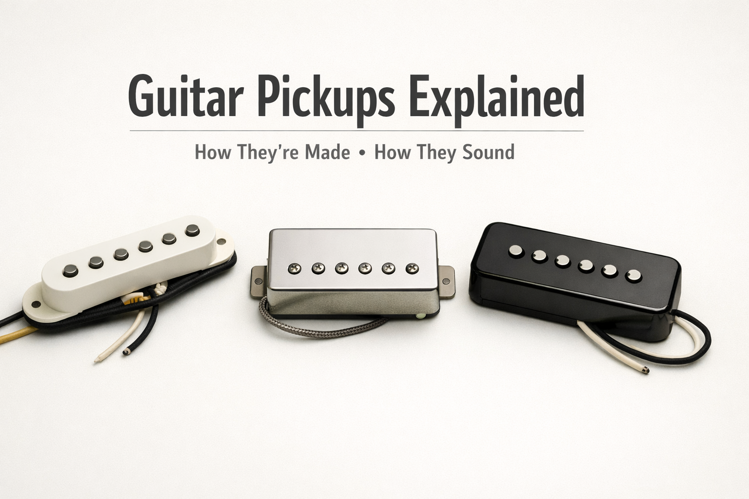 The Different Types of Guitar Pickups: How They’re Made, How They Sound ...